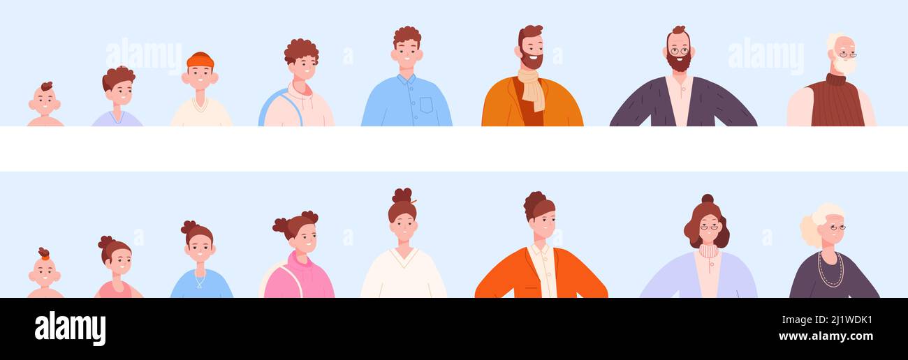 Aging avatar stage. Avatars family character growth preschool baby to ...