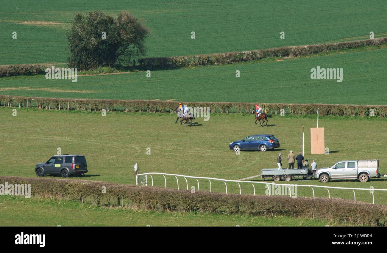 Curre and Llangibby point-to-point at Howick, near Chepstow, South ...