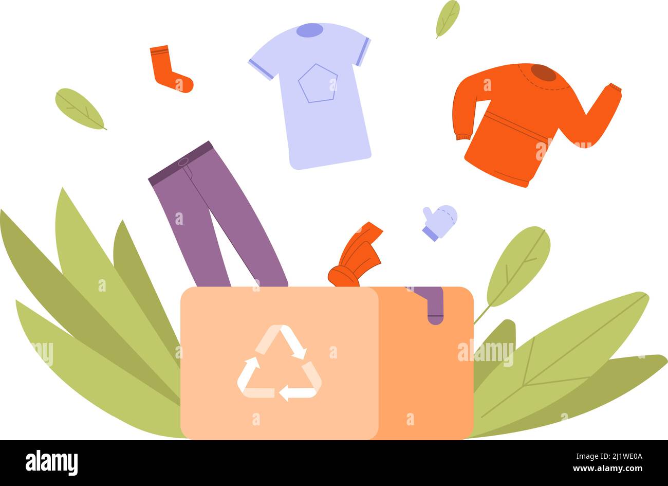 Recycle natural clothing. Donate fashion cloth over recycling textile ...