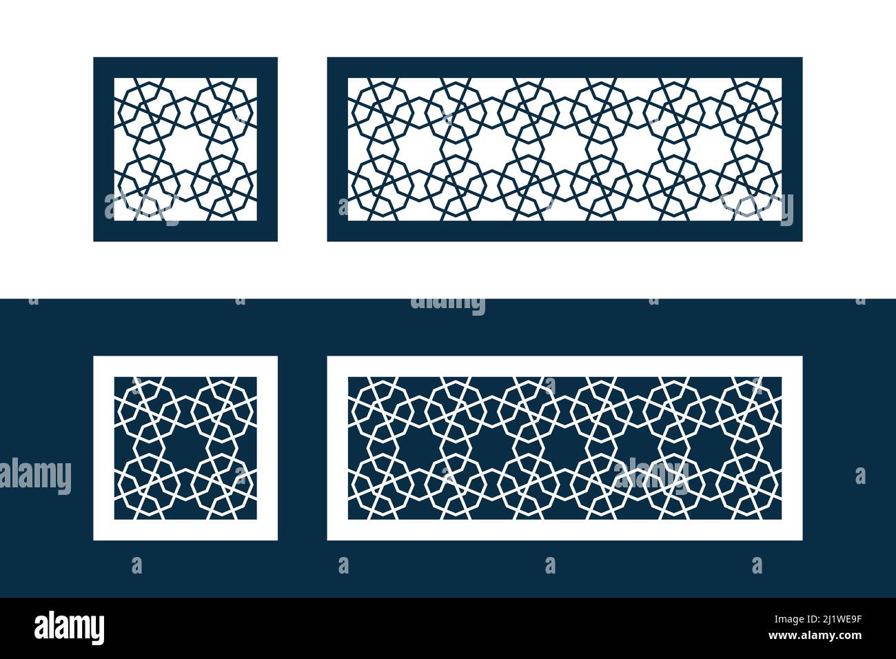 Moroccan fretwork Stock Vector Images - Alamy