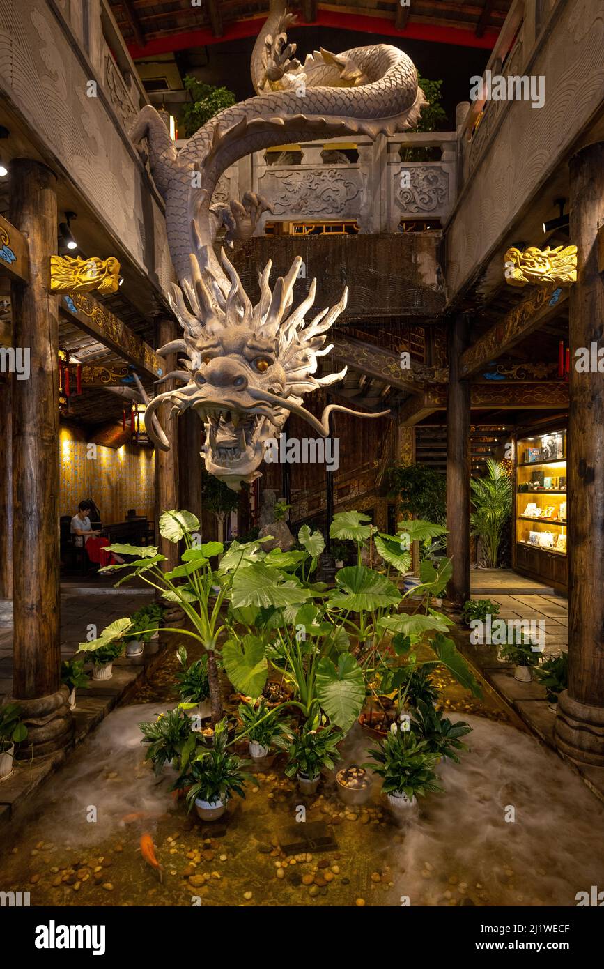 Dragon and Fish Stock Photo - Alamy