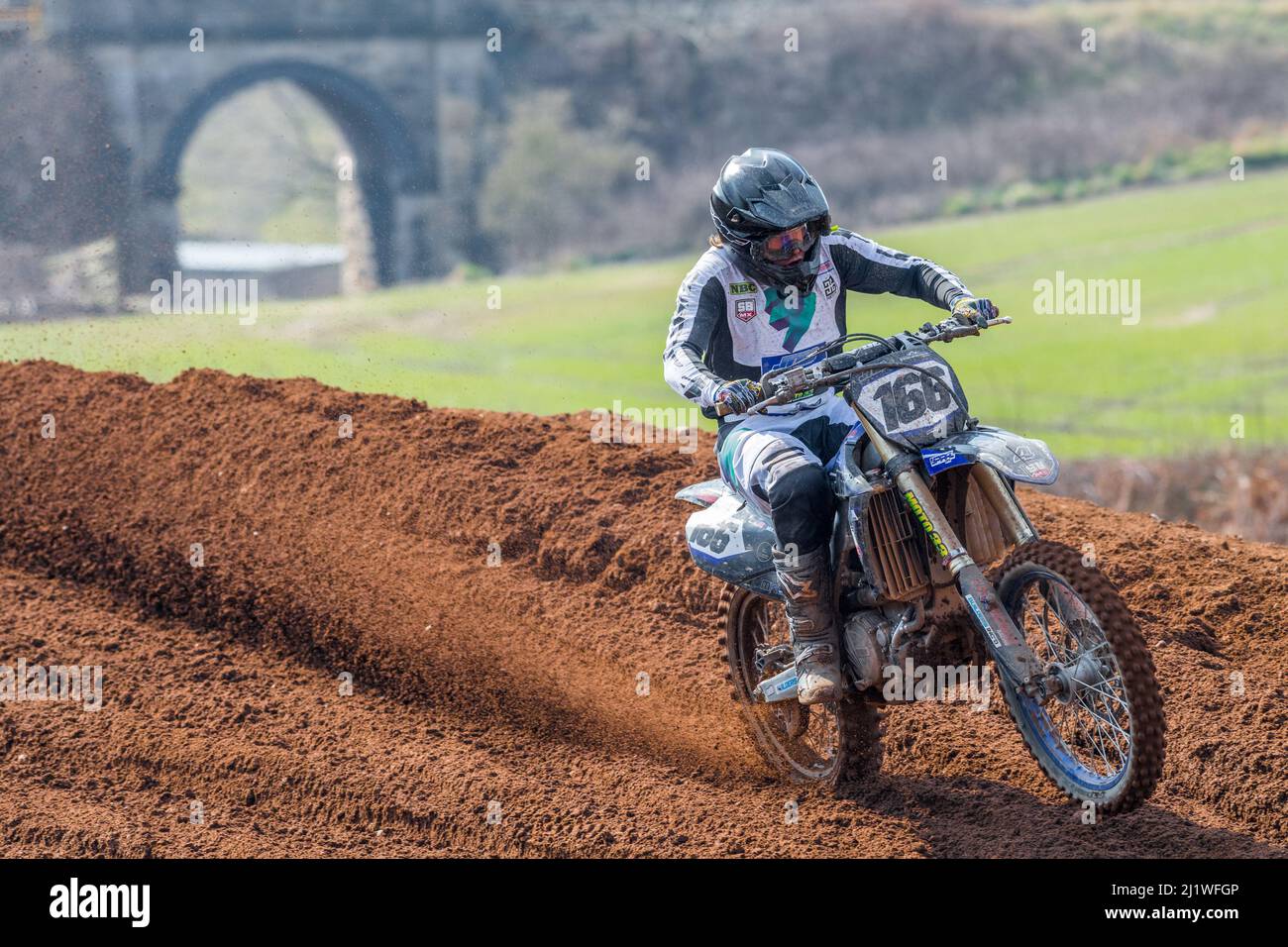 National Motocross sporting event Stock Photo - Alamy