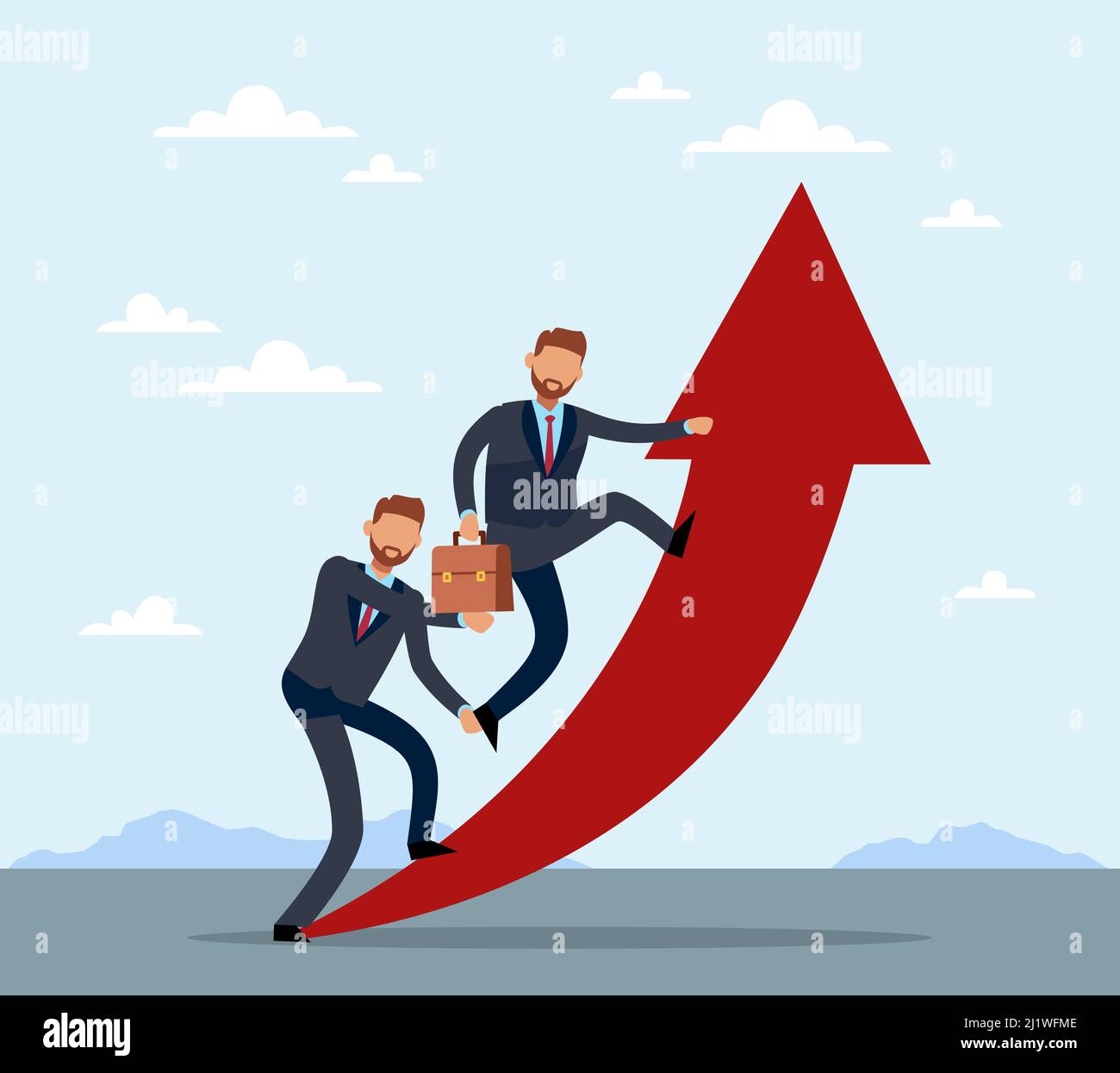 Colleague help Stock Vector Images - Alamy