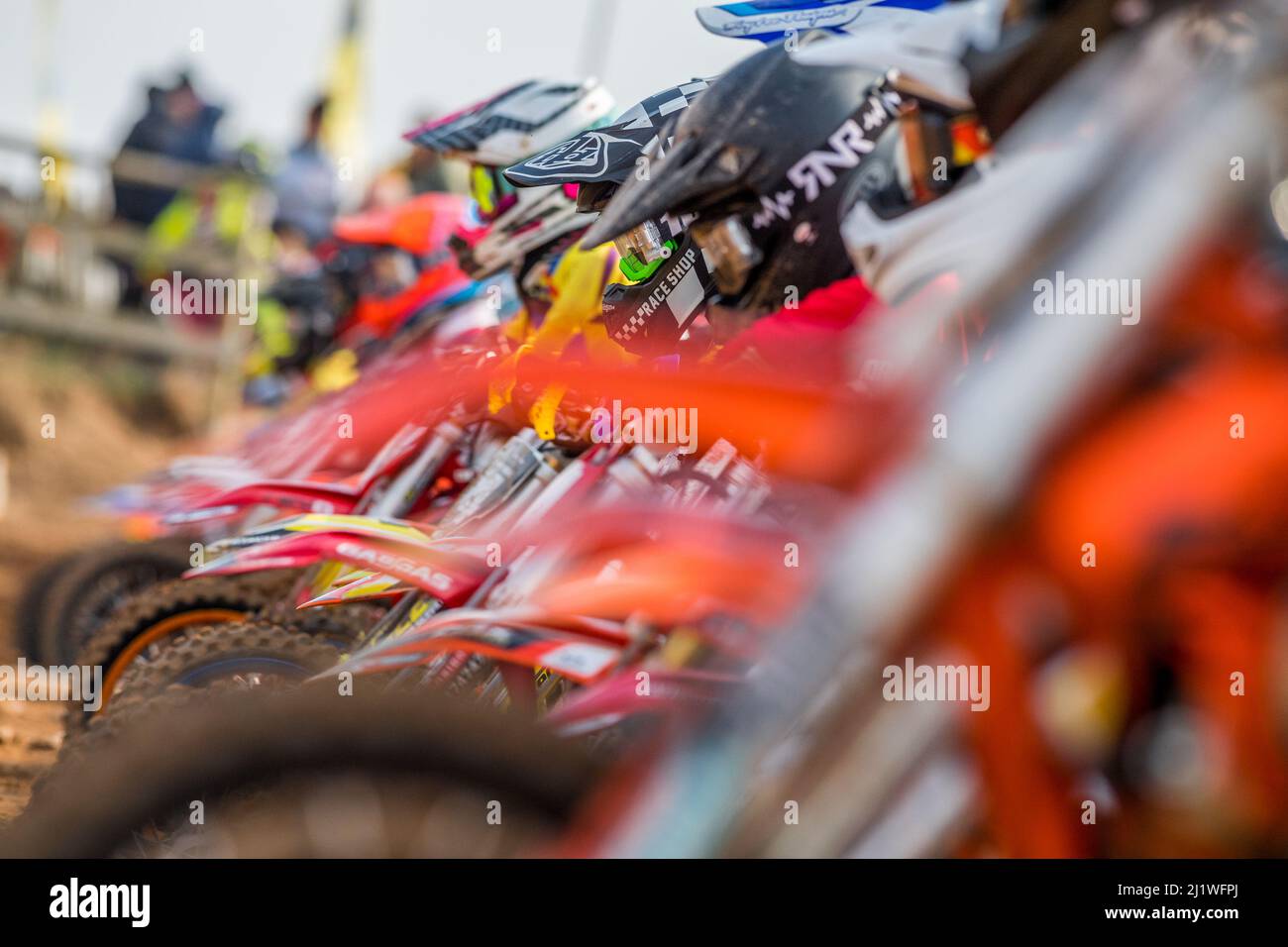 National Motocross sporting event Stock Photo - Alamy