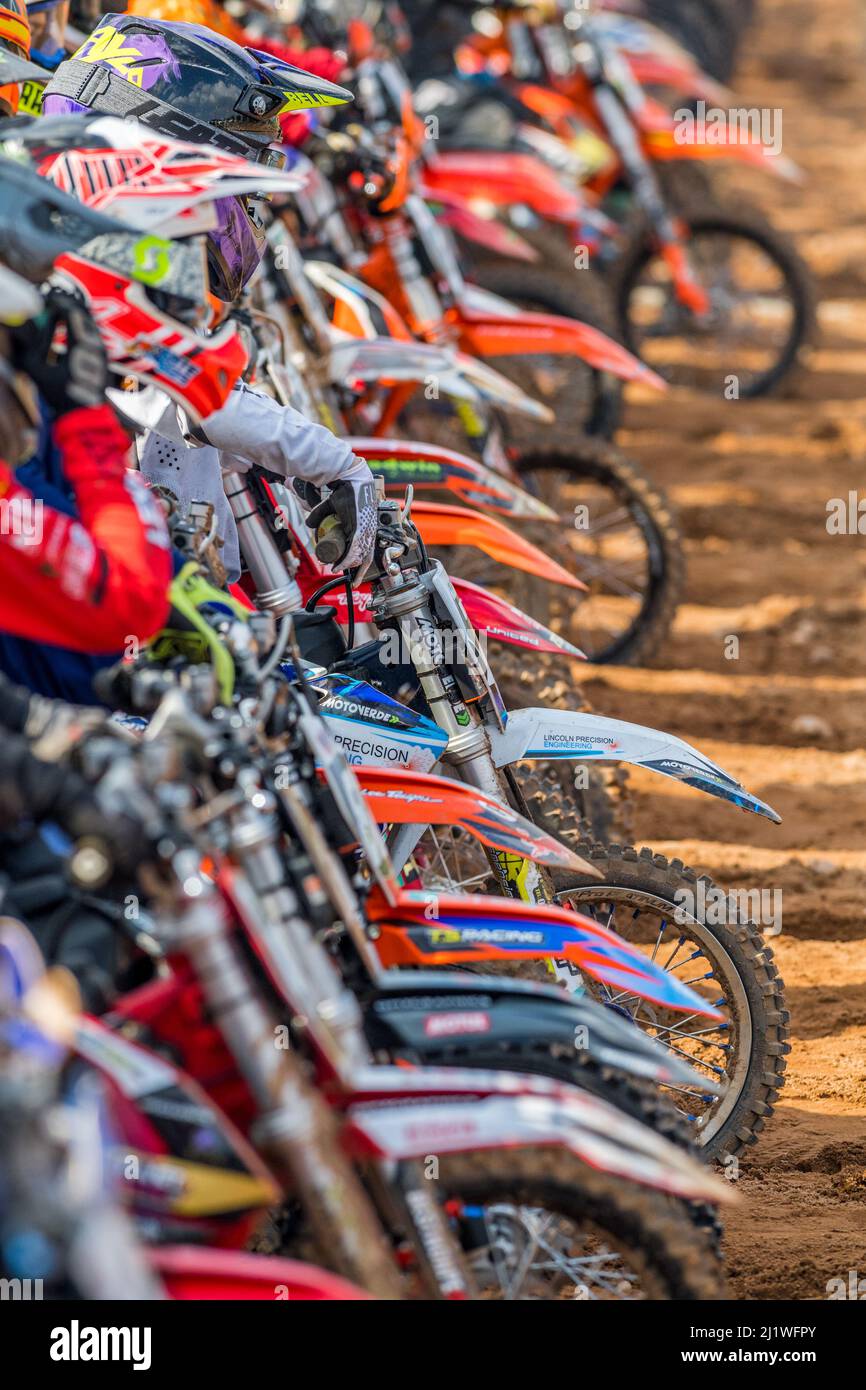 National Motocross sporting event Stock Photo - Alamy