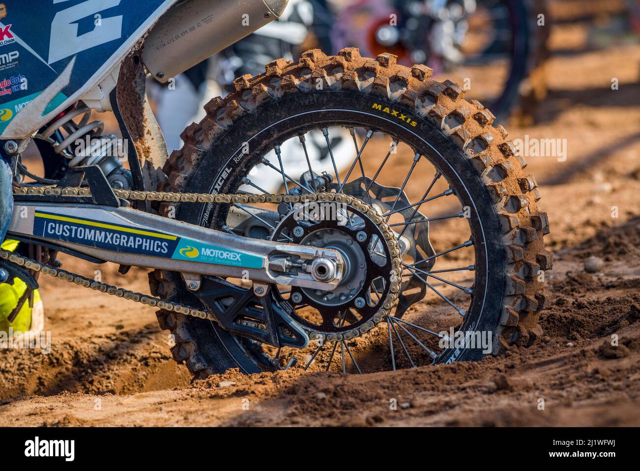 National Motocross sporting event Stock Photo - Alamy