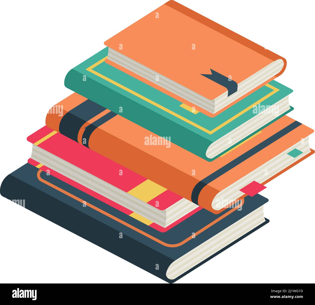 Literature stack. Pile of books icon. Reading symbol Stock Vector Image ...