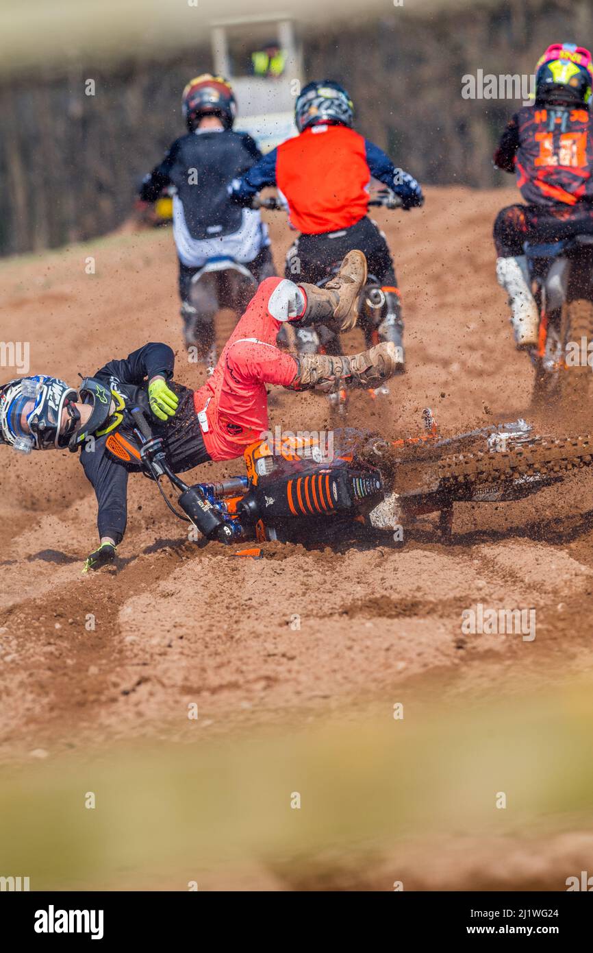 National Motocross sporting event Stock Photo - Alamy