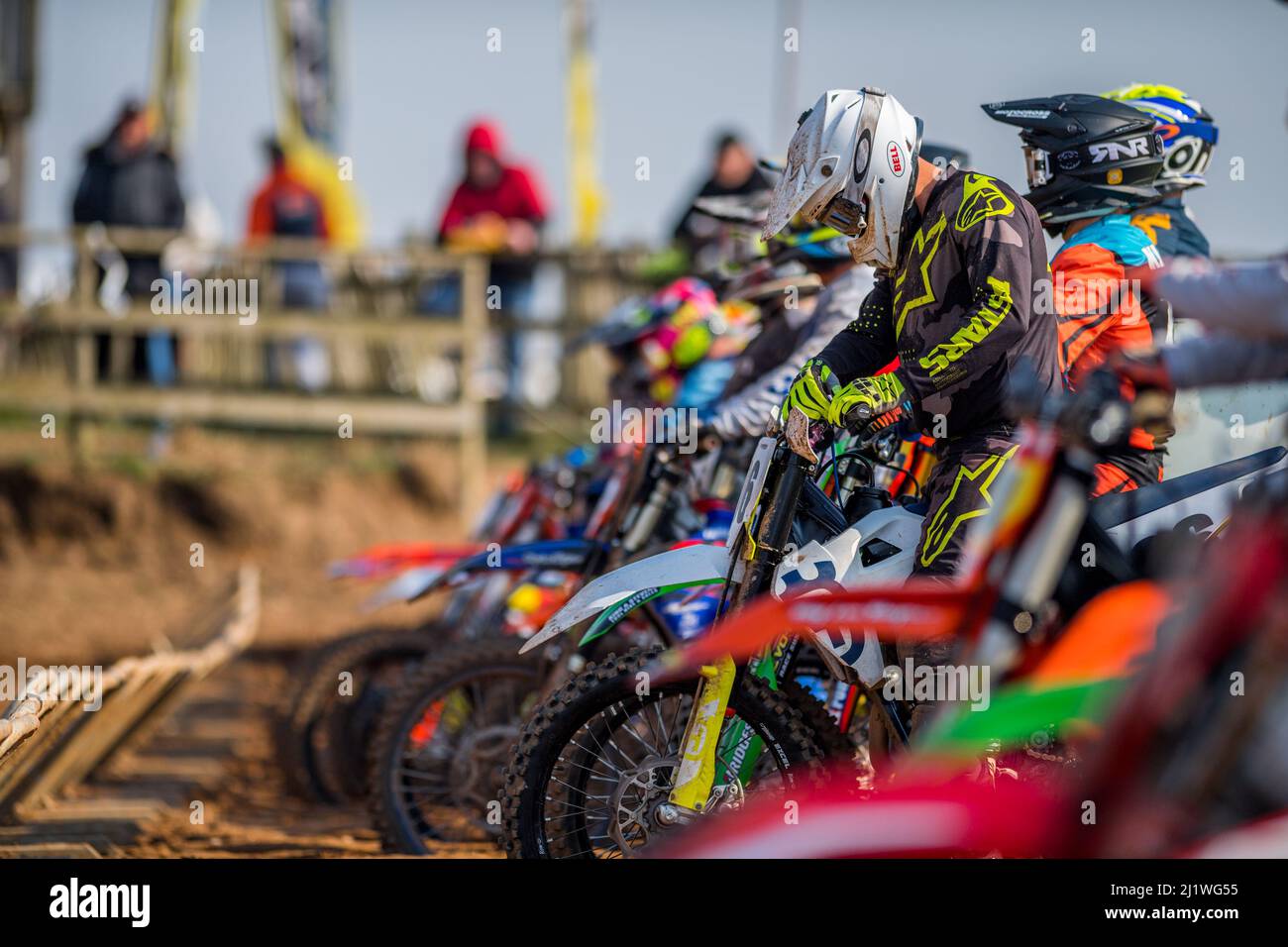 National Motocross sporting event Stock Photo - Alamy