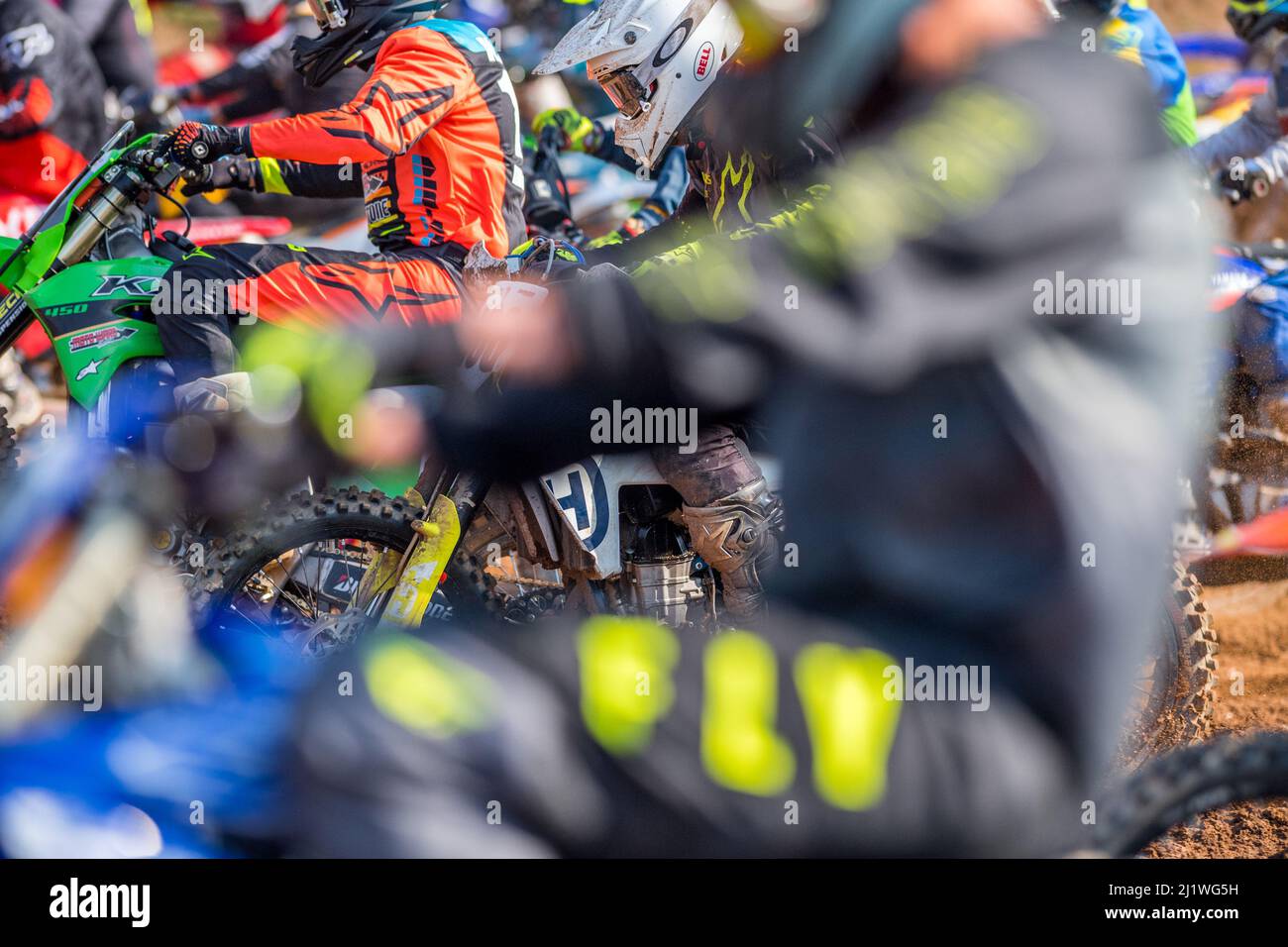 National Motocross sporting event Stock Photo - Alamy