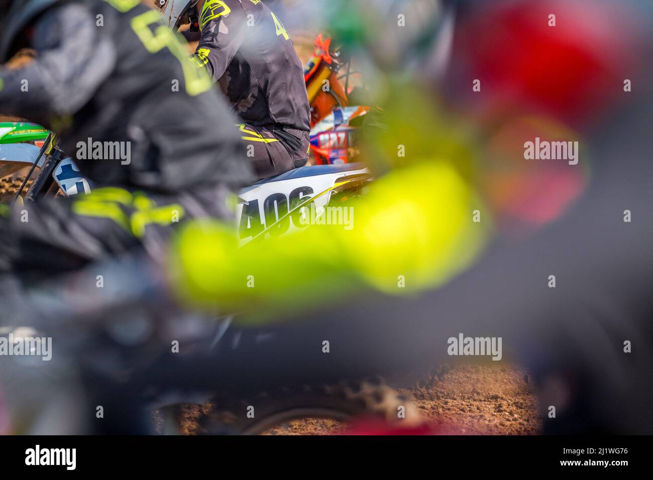 National Motocross sporting event Stock Photo - Alamy