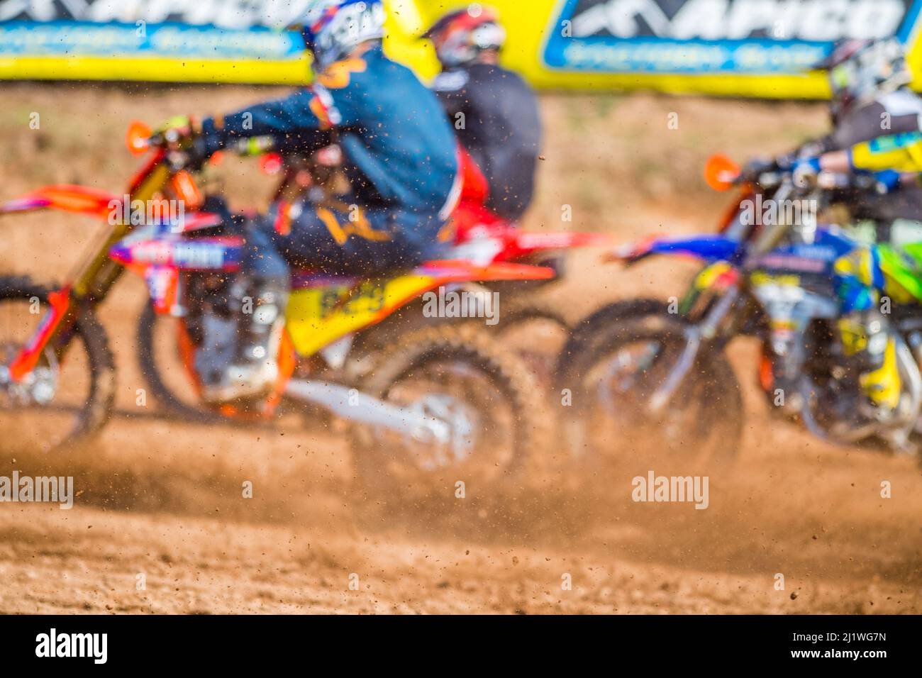 National Motocross sporting event Stock Photo - Alamy