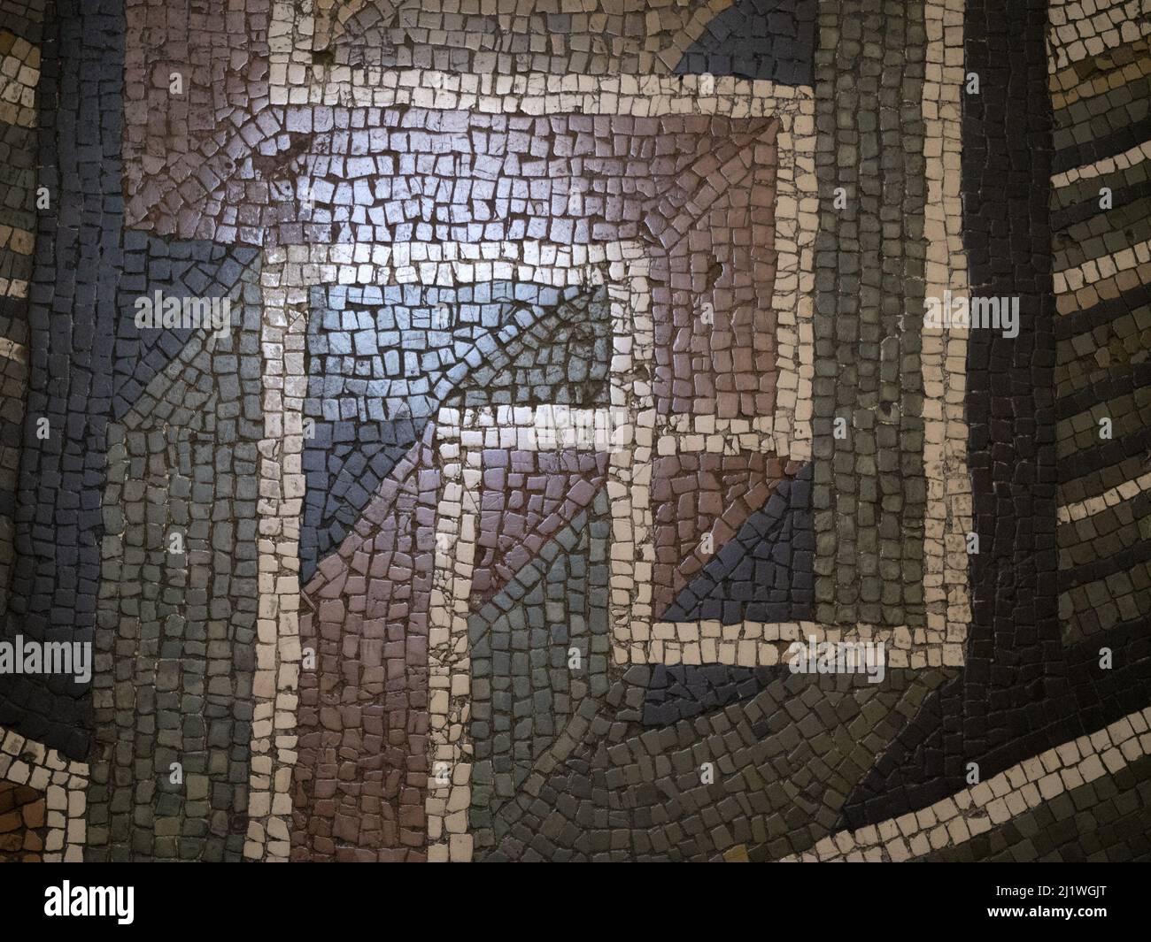 roman swastika geometric decorative mosaic detail Stock Photo - Alamy