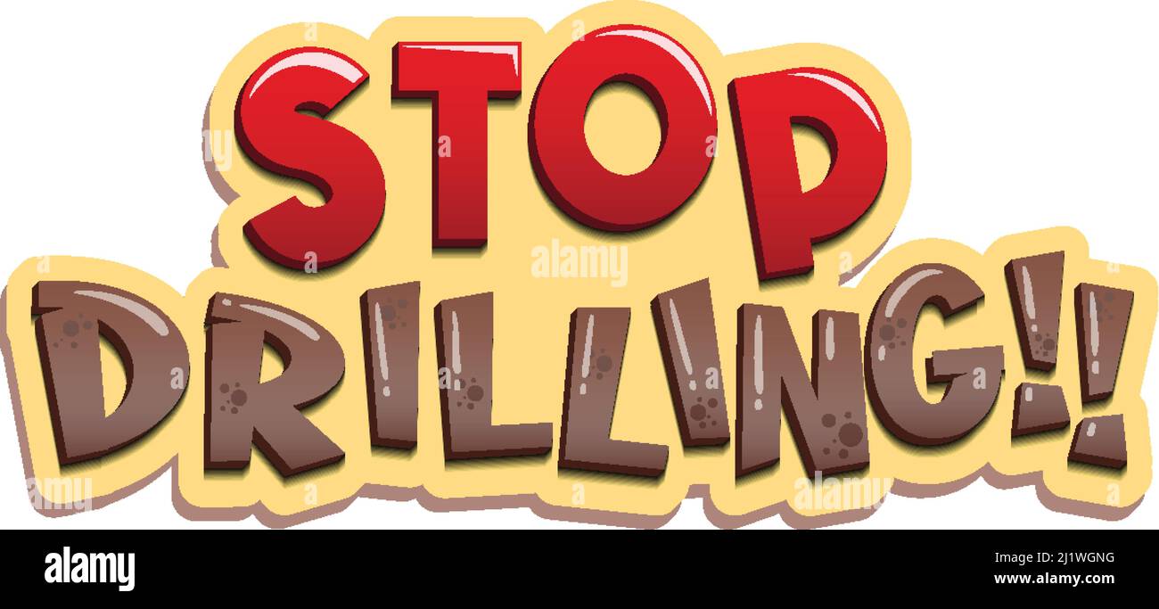 Stop drilling hi-res stock photography and images - Alamy