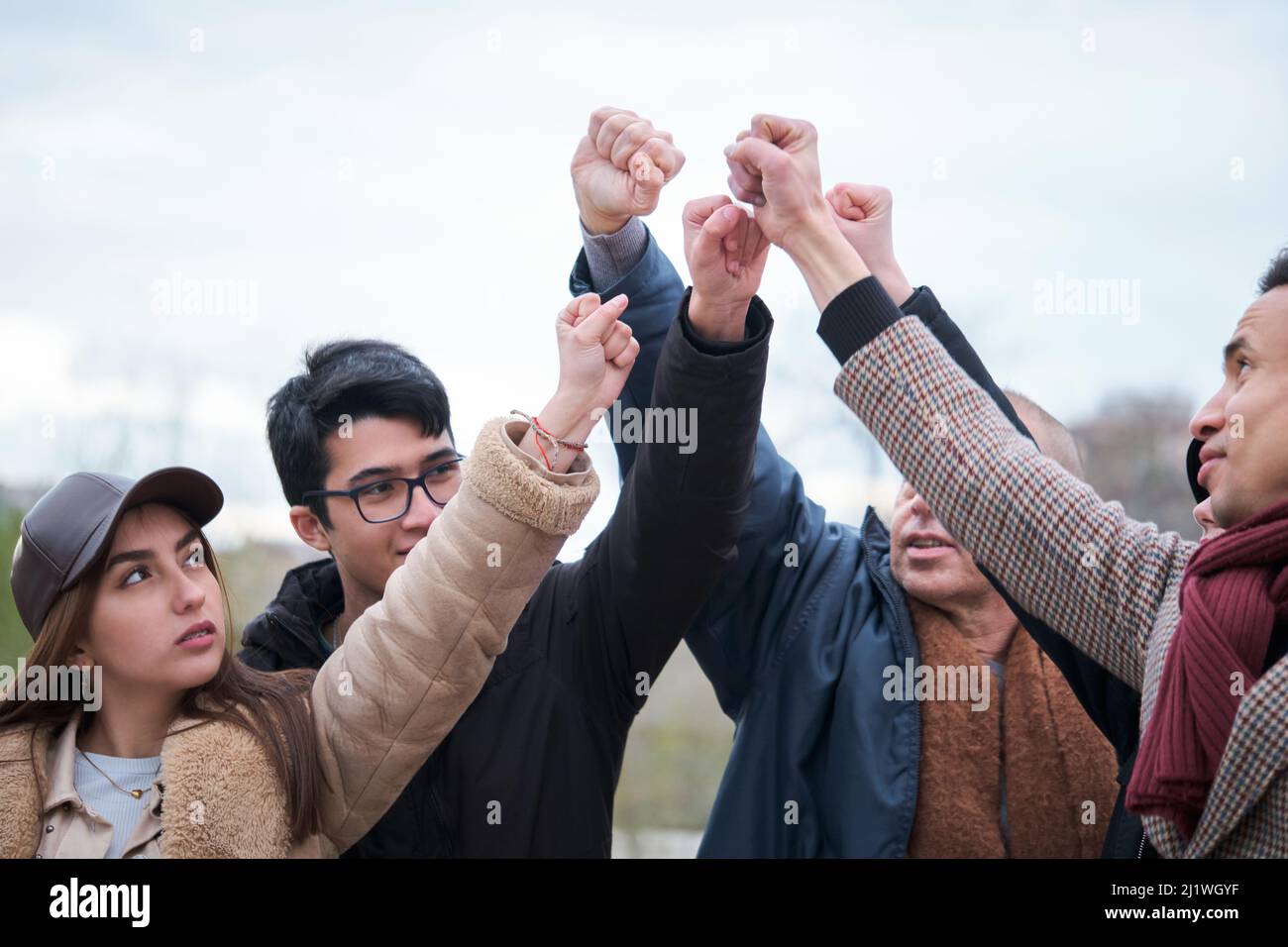 Diverse group of people all ages hi-res stock photography and images ...