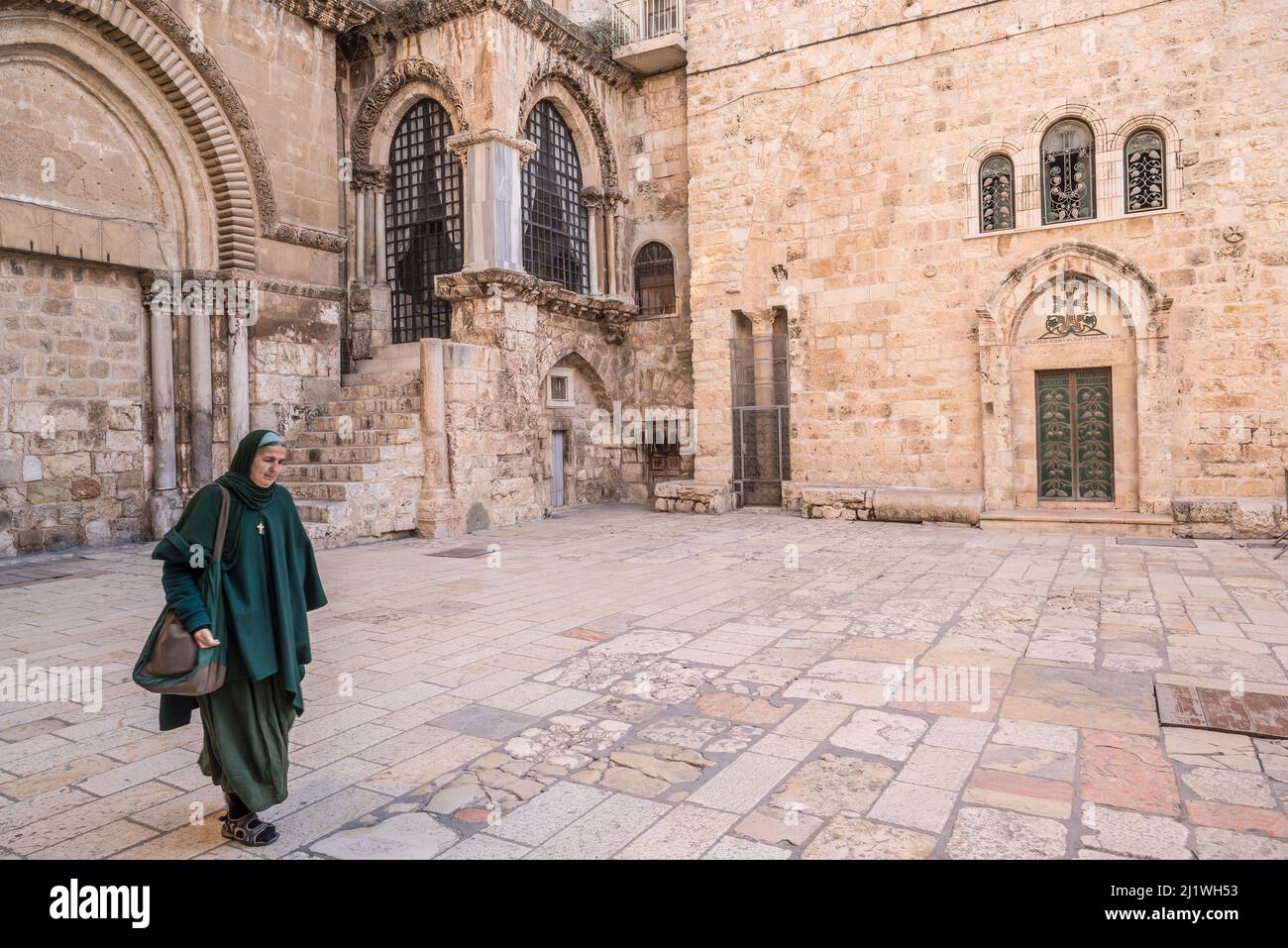 Exterior of the Church of the Holy Sepulchre, Christian Quarters, Old ...