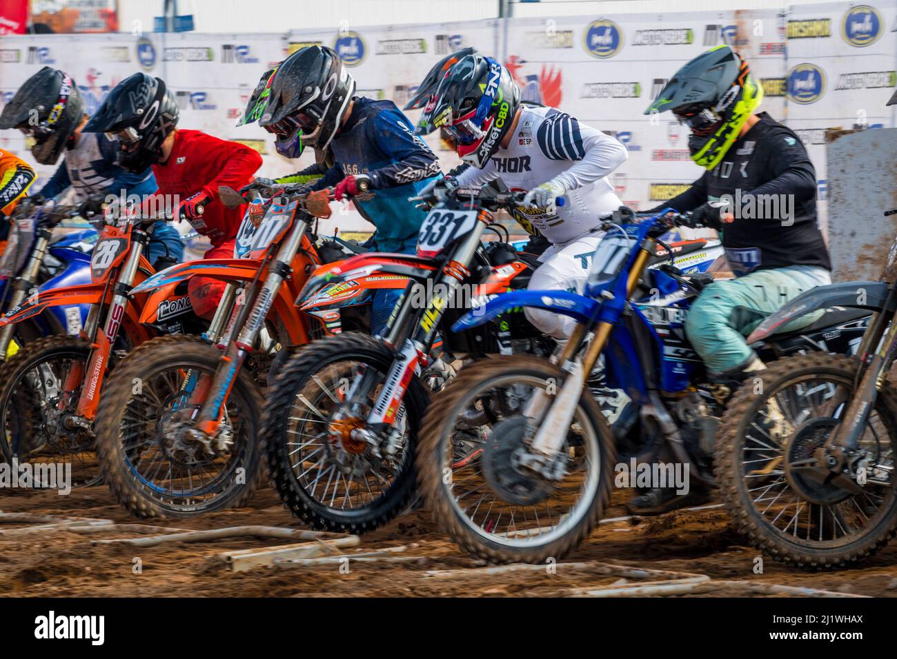 National Motocross sporting event Stock Photo - Alamy