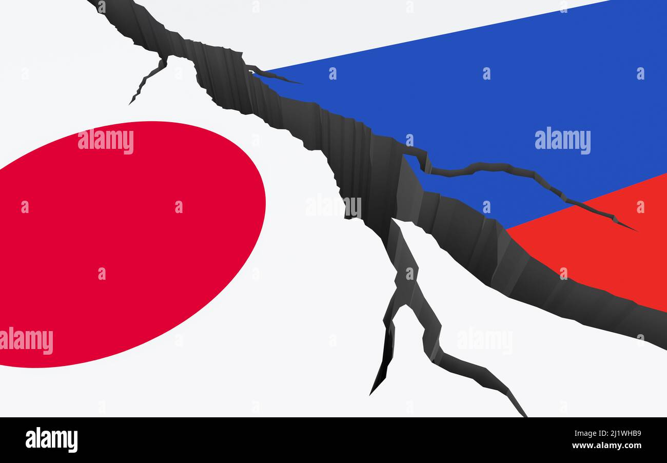 Japan and russia map hi-res stock photography and images - Alamy