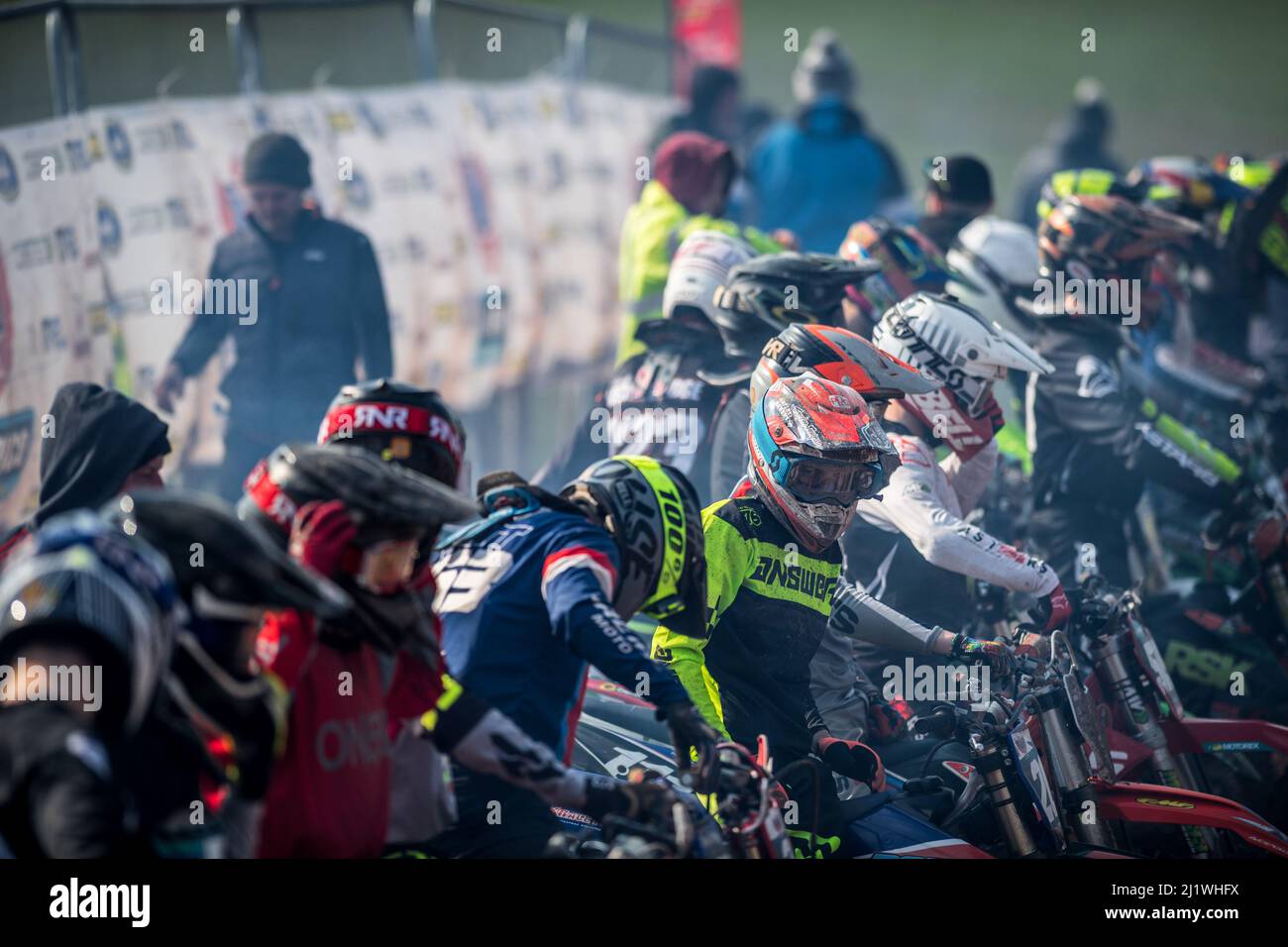 National Motocross sporting event Stock Photo - Alamy