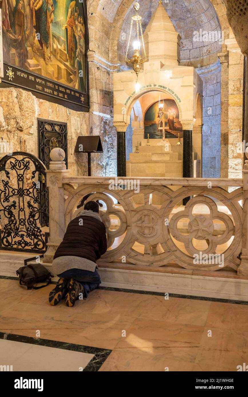 Interior of the Church of the Holy Sepulchre, Christian Quarters, Old ...