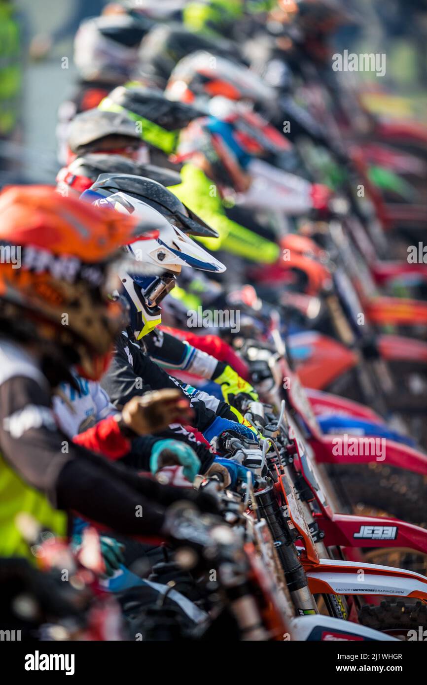 National Motocross sporting event Stock Photo - Alamy