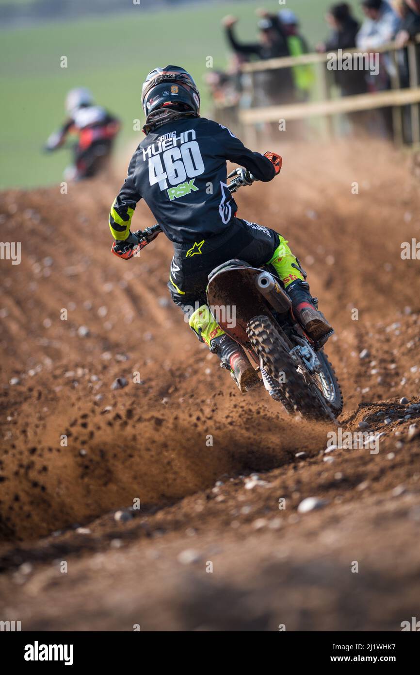 National Motocross sporting event Stock Photo - Alamy