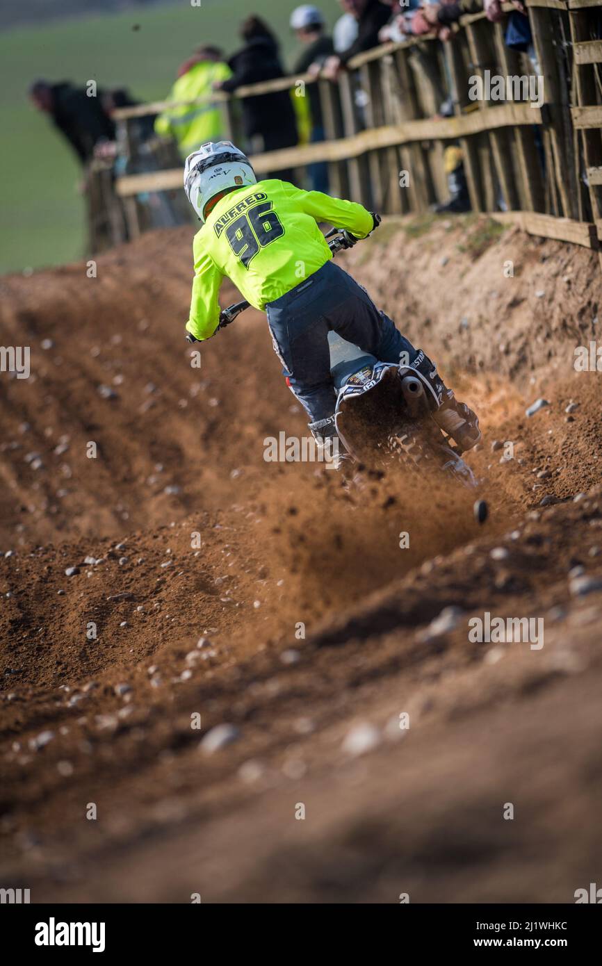 National Motocross sporting event Stock Photo - Alamy