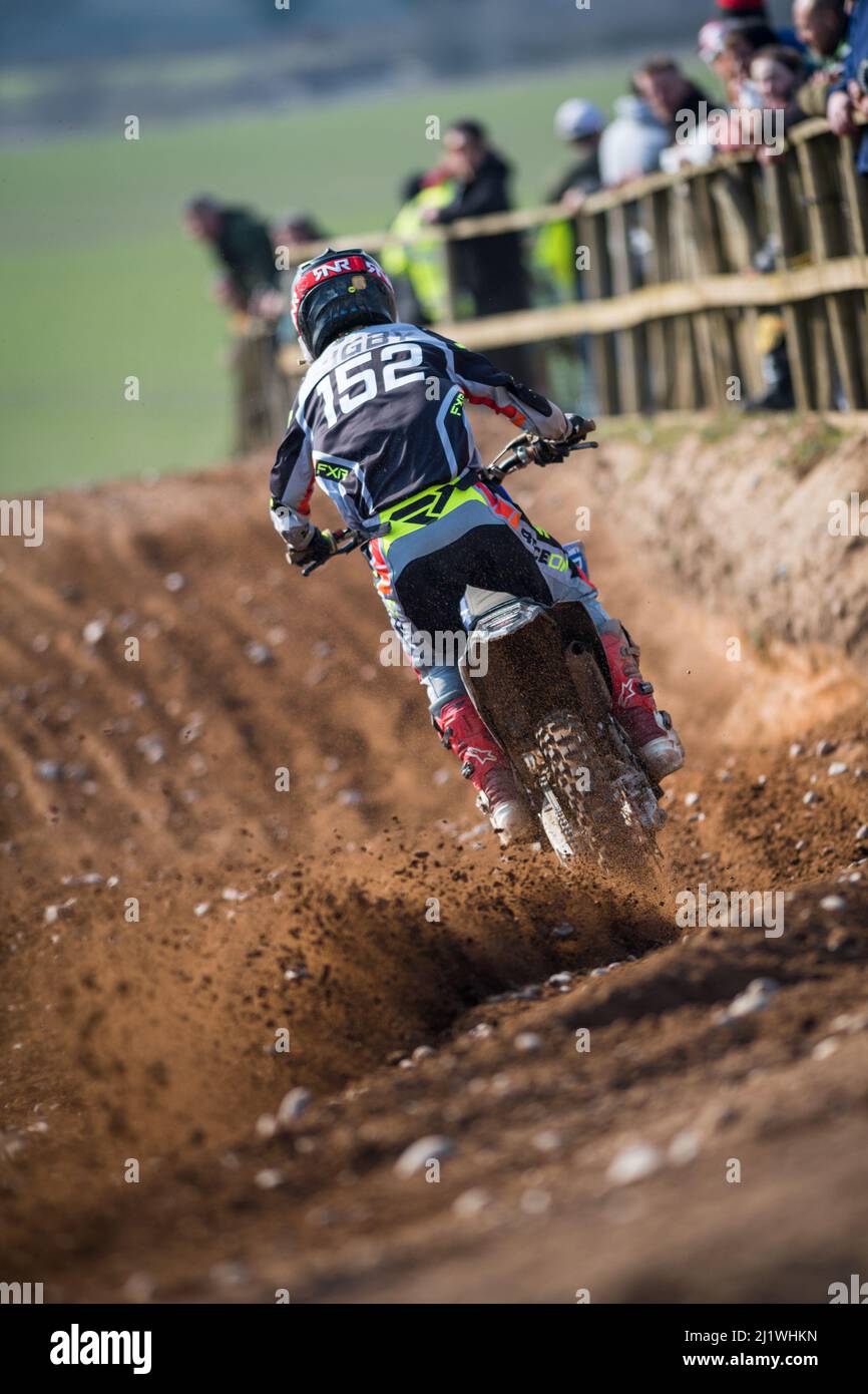 National Motocross sporting event Stock Photo - Alamy