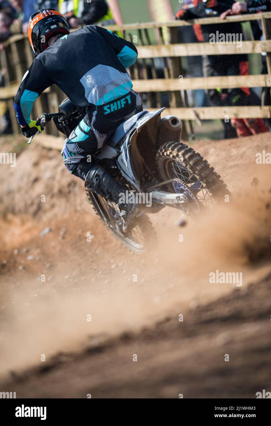 National Motocross sporting event Stock Photo - Alamy
