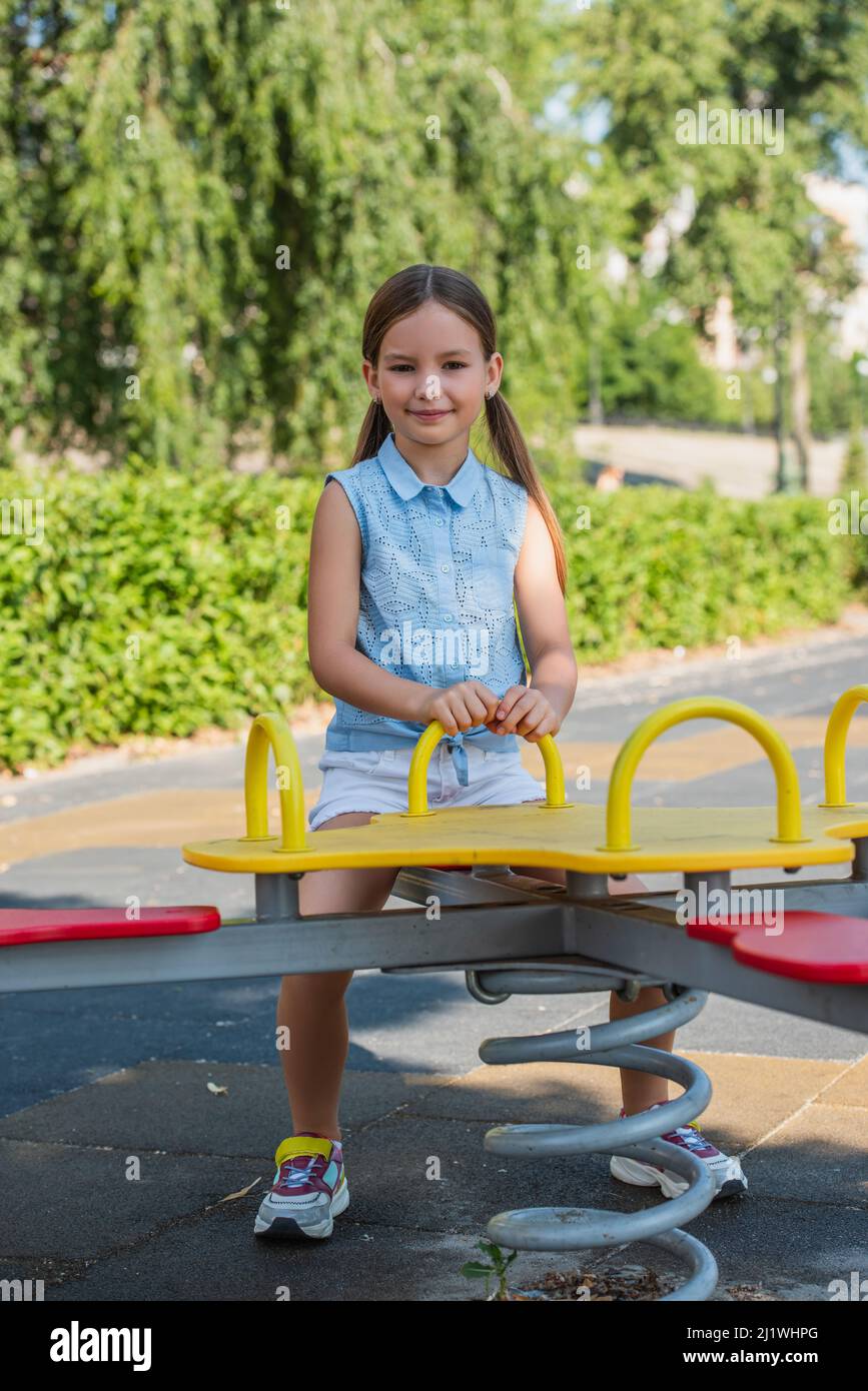 Seesaw adult and child hi-res stock photography and images - Alamy