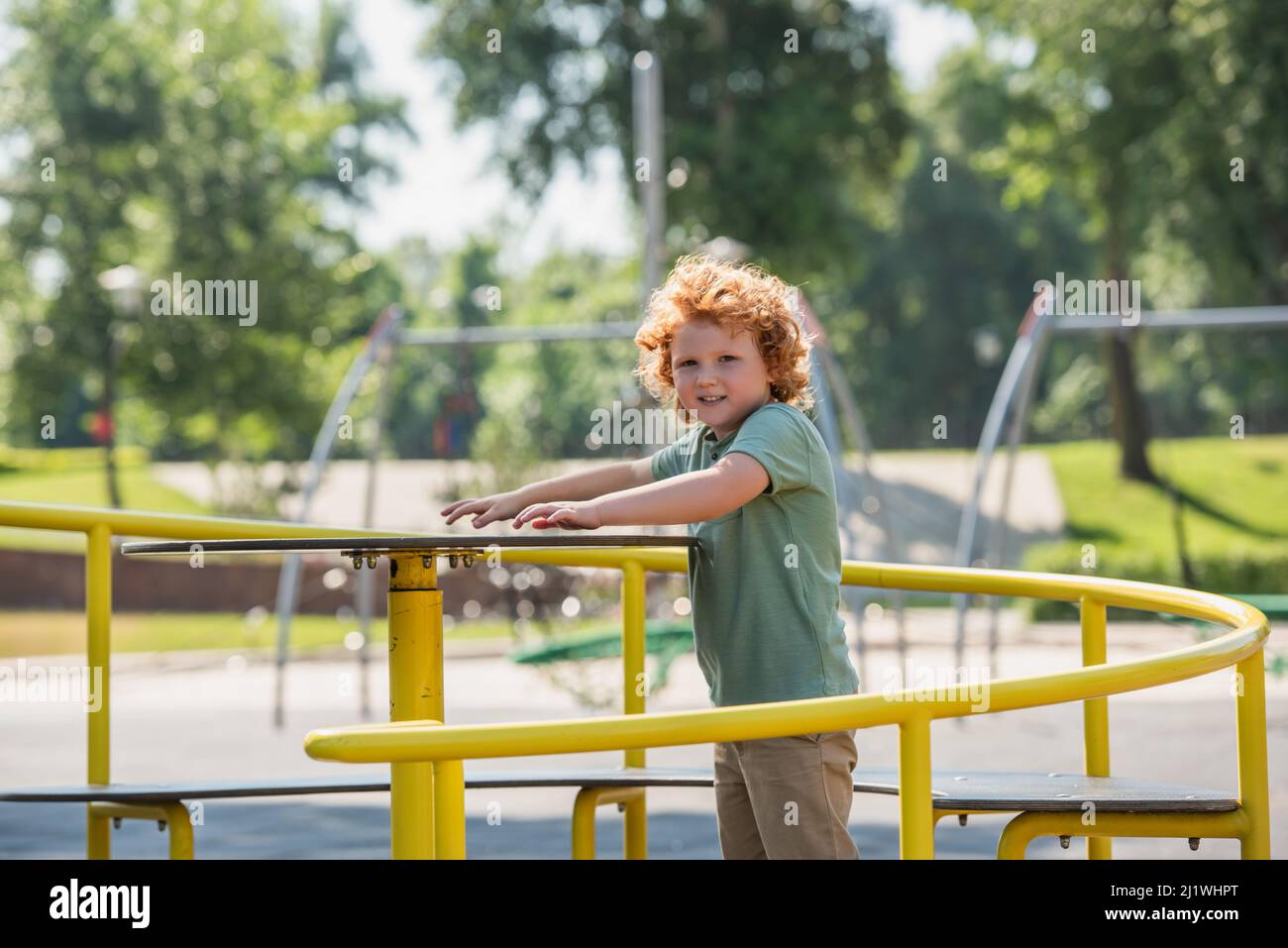 Riding carousel hi-res stock photography and images - Alamy