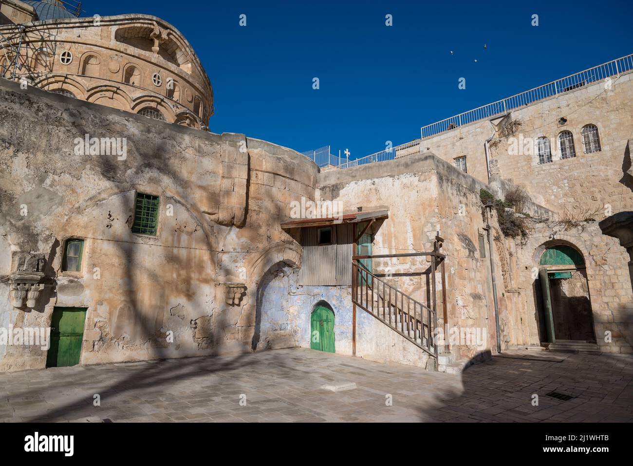 Exterior of the Church of the Holy Sepulchre, Christian Quarters, Old ...