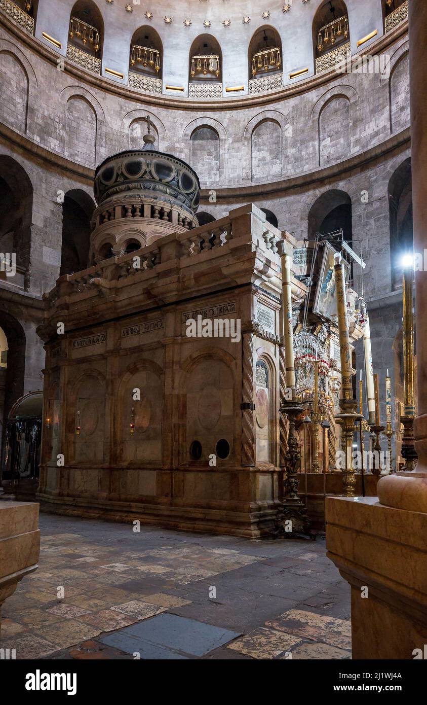 Interior of the Church of the Holy Sepulchre, Christian Quarters, Old ...