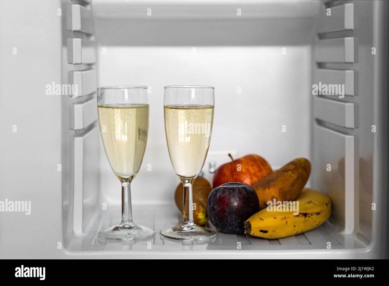 Wine fridge champagne hi-res stock photography and images - Alamy