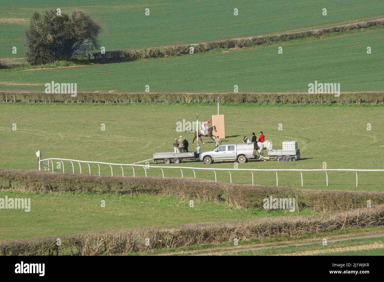Curre and Llangibby point-to-point at Howick, near Chepstow, South ...