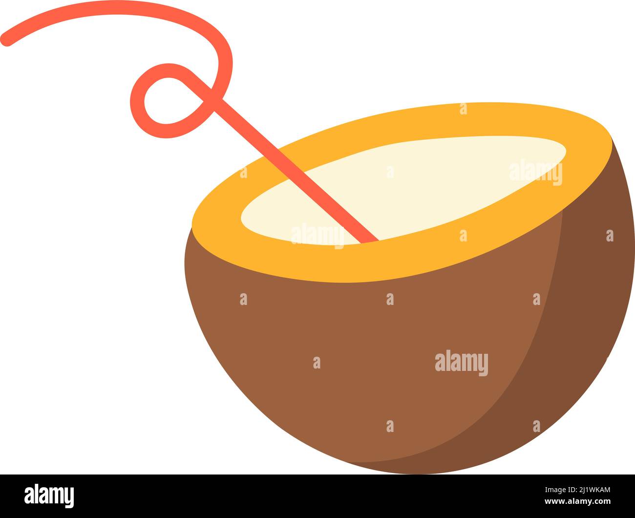 Coconut oil snacks Stock Vector Images - Alamy