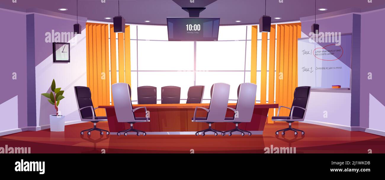 Conference room for business meetings, presentation for team ...