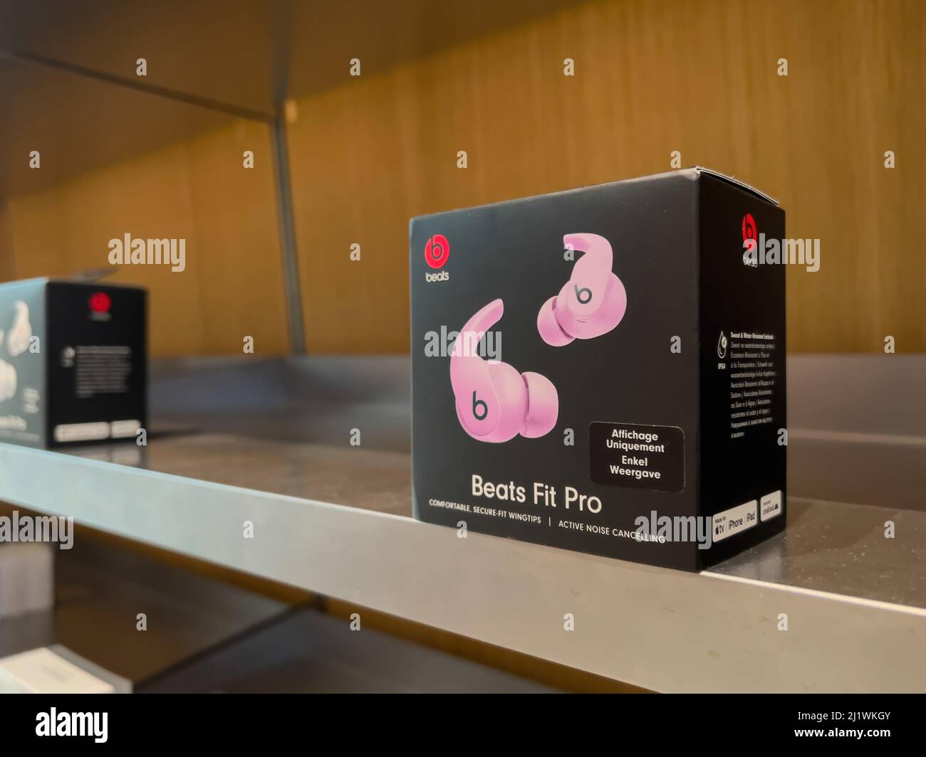 Paris, France - Mar 18, 2022: New Beats Fit Pro true wireless noise ...