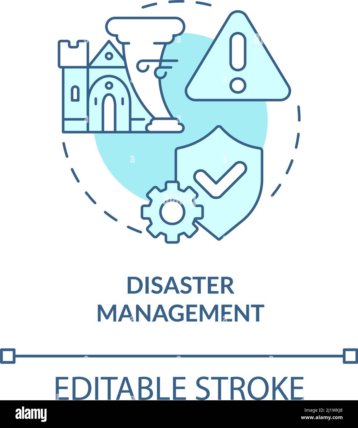 Disaster management turquoise concept icon Stock Vector Image & Art - Alamy Disaster management turquoise concept icon Stock Vector Image & Art - Alamy