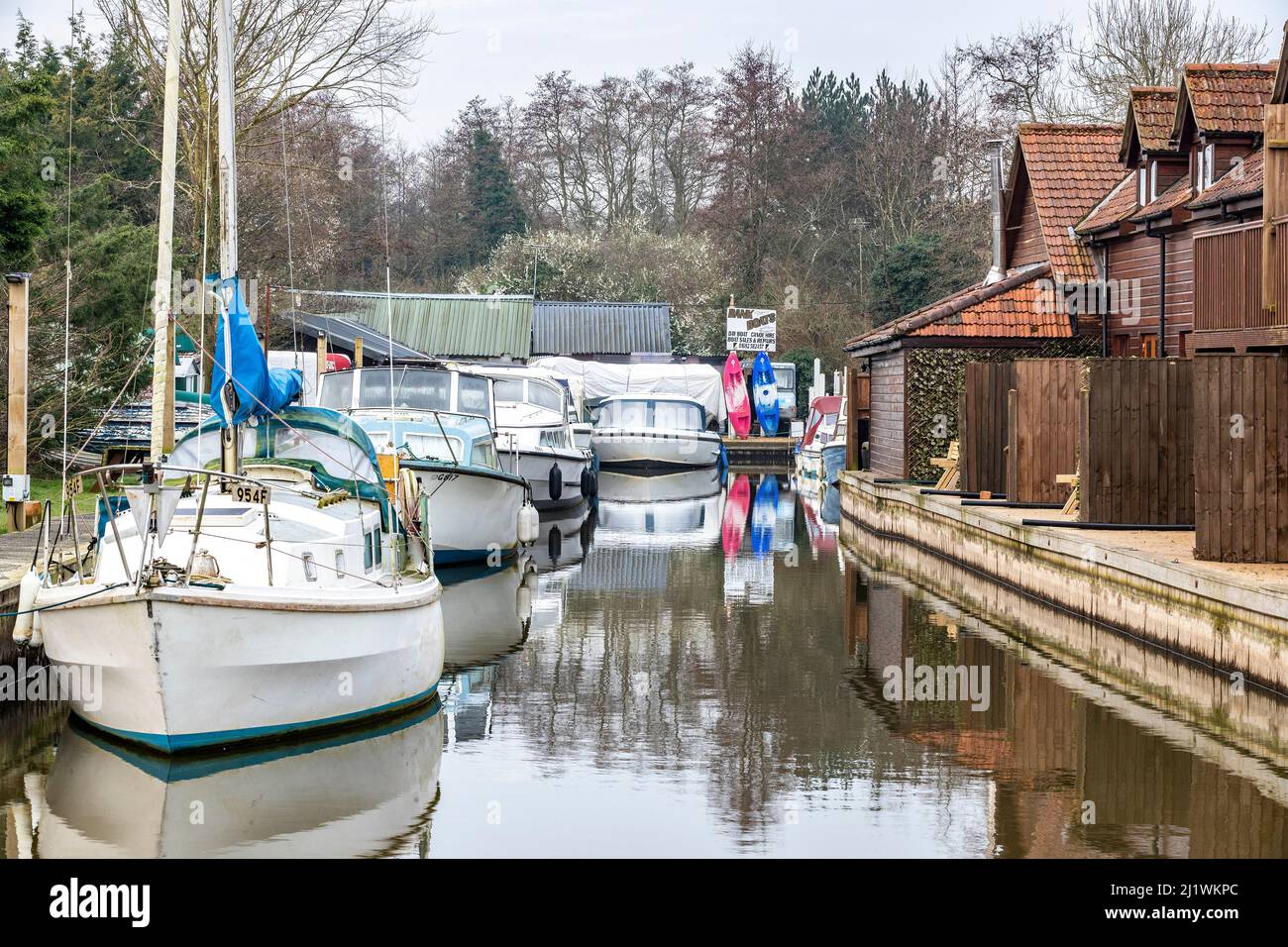 Bank Boats, boat sales and repairs, Wayford Bridge. Norfolk, England ...