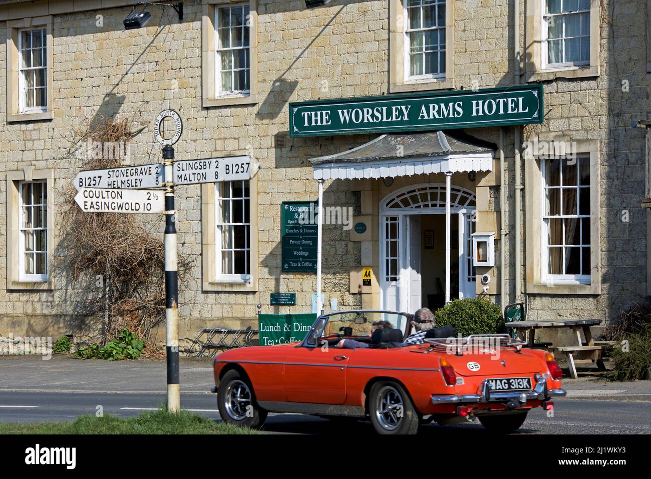 Hovingham, North Yorkshire, England UK Stock Photo - Alamy