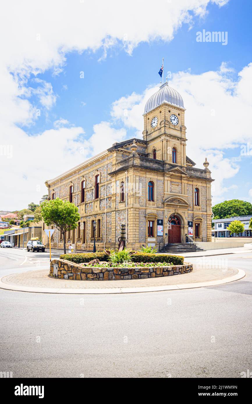 Historic Albany Town Hall, opened in 1888, York St, Albany, Western ...