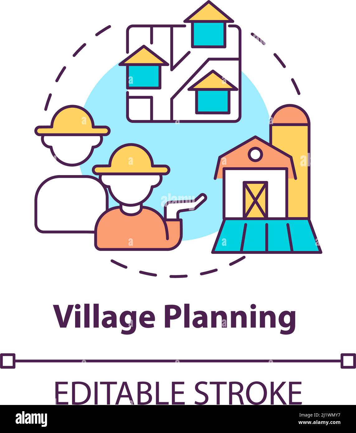Village improvement Cut Out Stock Images & Pictures - Alamy
