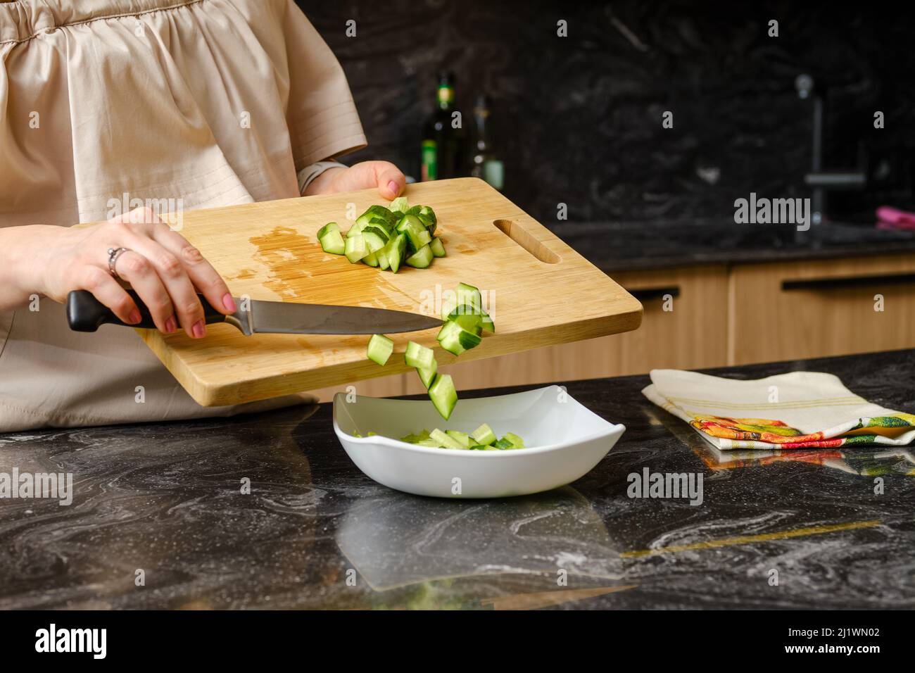Woman dropping hi-res stock photography and images - Alamy