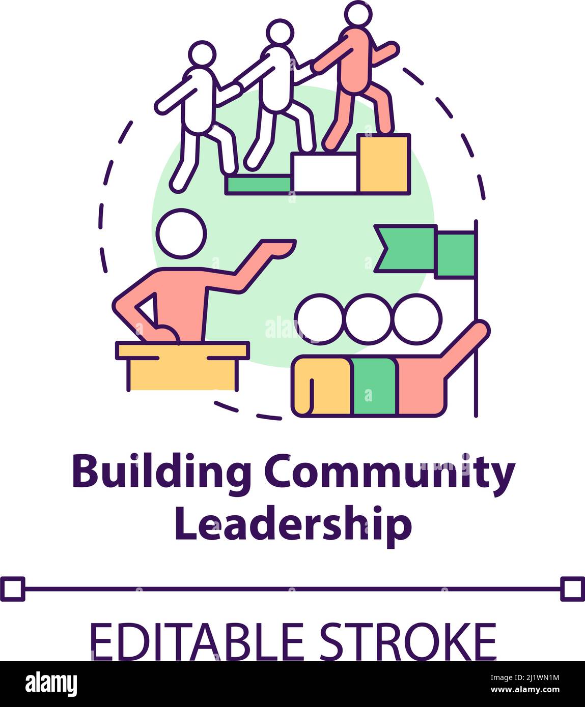 Build planning line icon Cut Out Stock Images & Pictures - Alamy