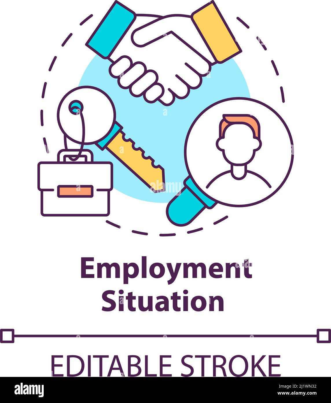Employment logo Cut Out Stock Images & Pictures - Alamy