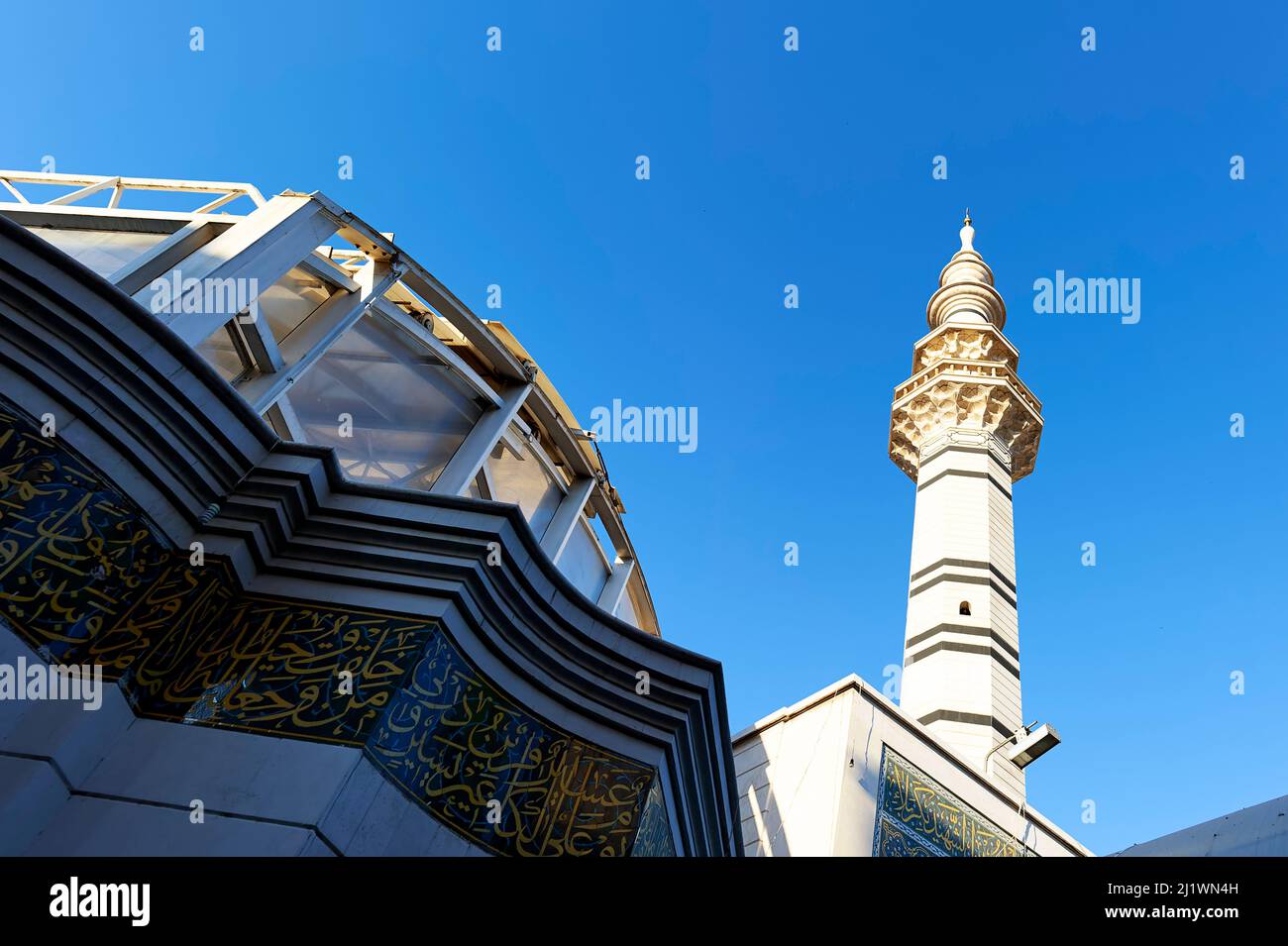 Syria. Damascus. The Umayyad Mosque (Great Mosque of Damascus Stock ...