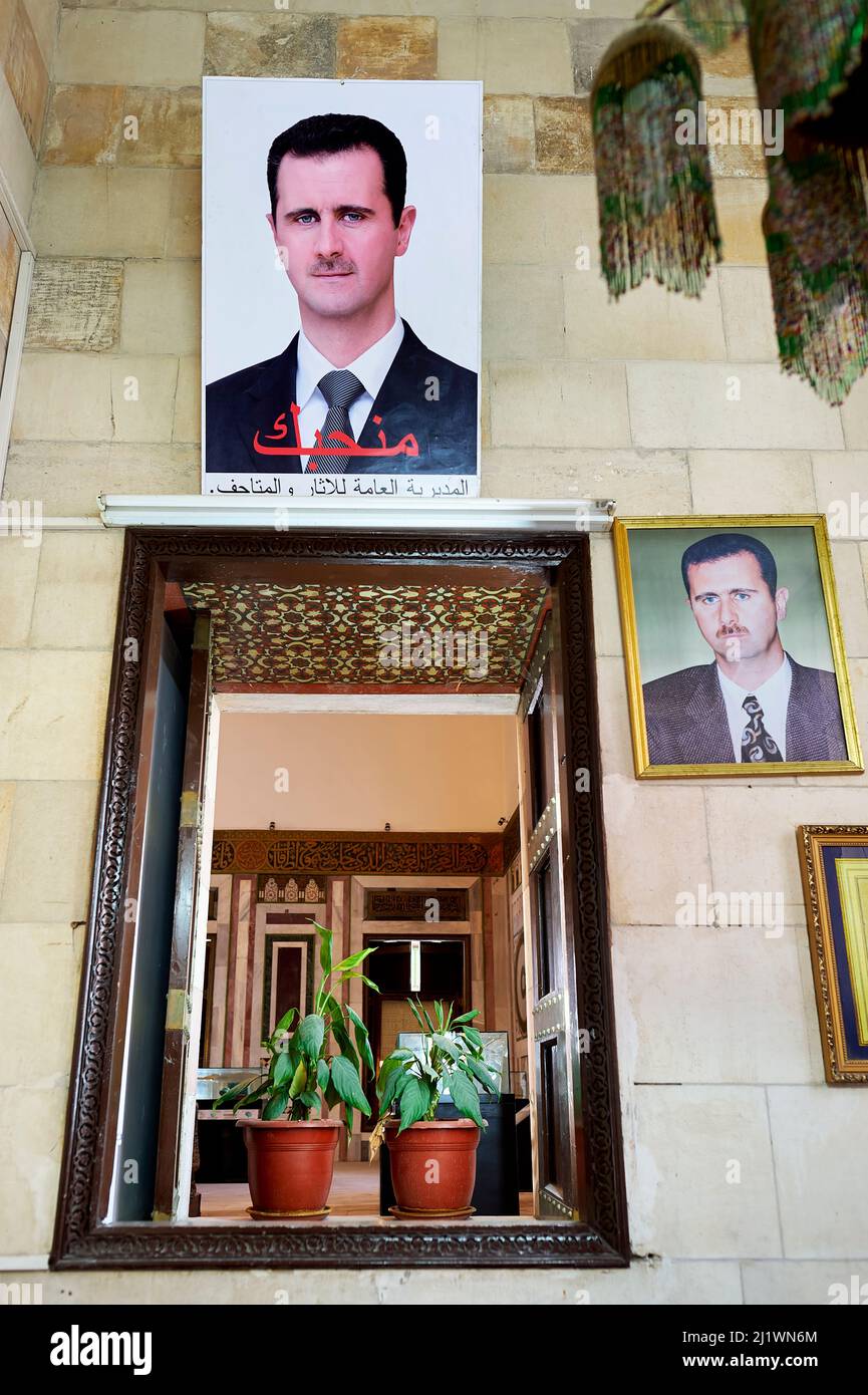 Syria. The cult of Assad in the streets of Damascus Stock Photo - Alamy