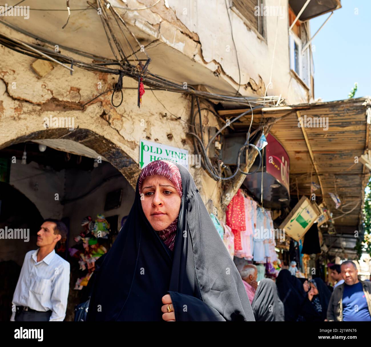 Syria. People in the streets of Damascus Stock Photo - Alamy