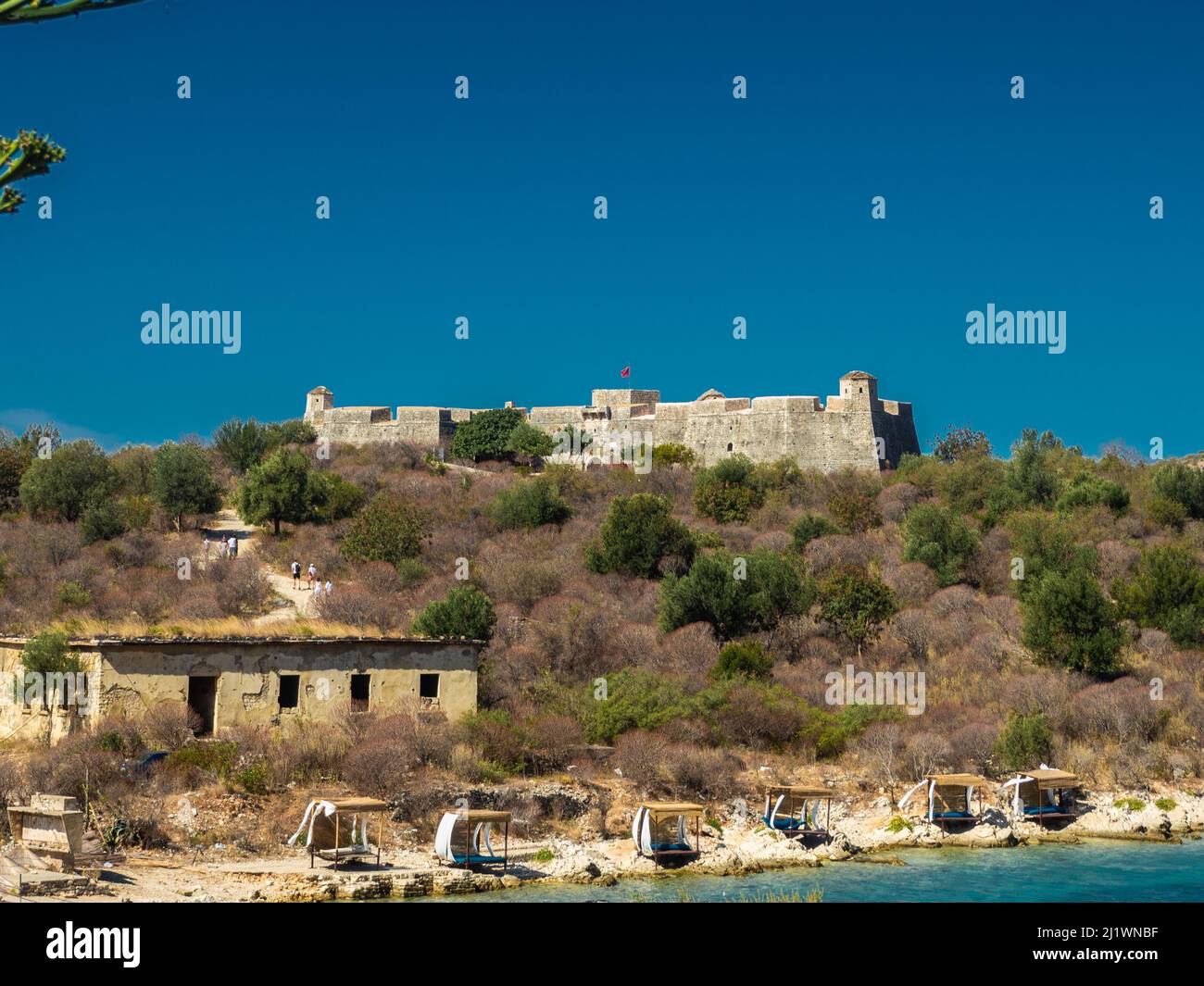 Porto Palermo Castle in Albania Stock Photo - Alamy